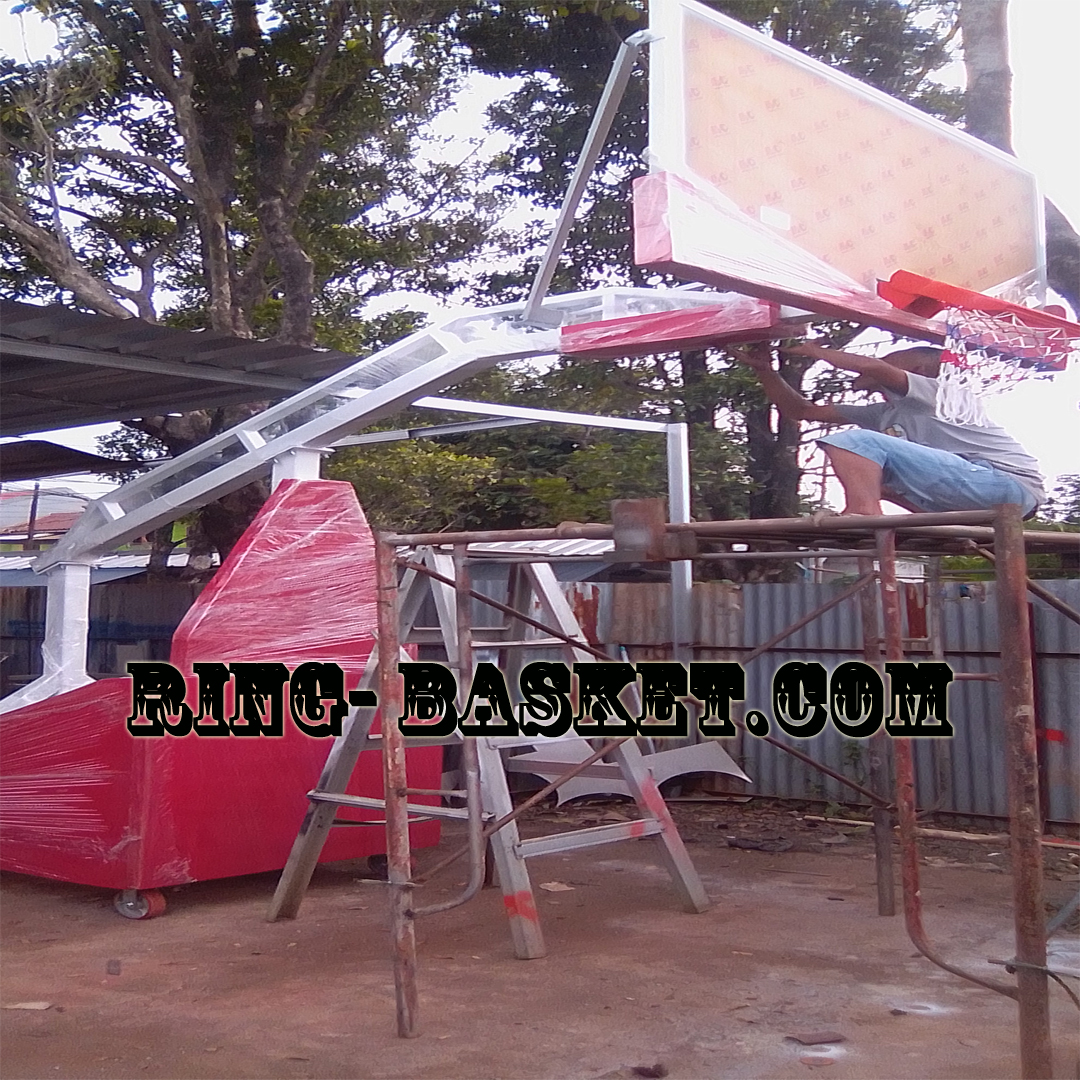 Tiang Basket Portabel Tanpa Lipat Model NF-01 | Papan Basket Akrilik 20 ...