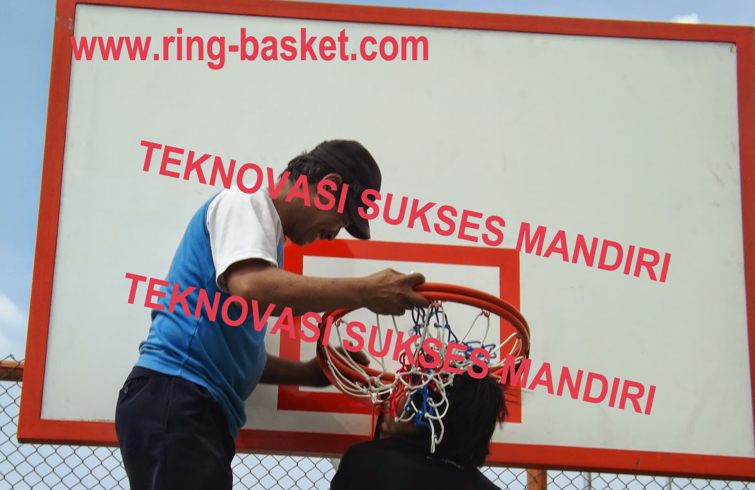 Papan Basket Fiberglass - Ring Basket dan Papan Pantul basket