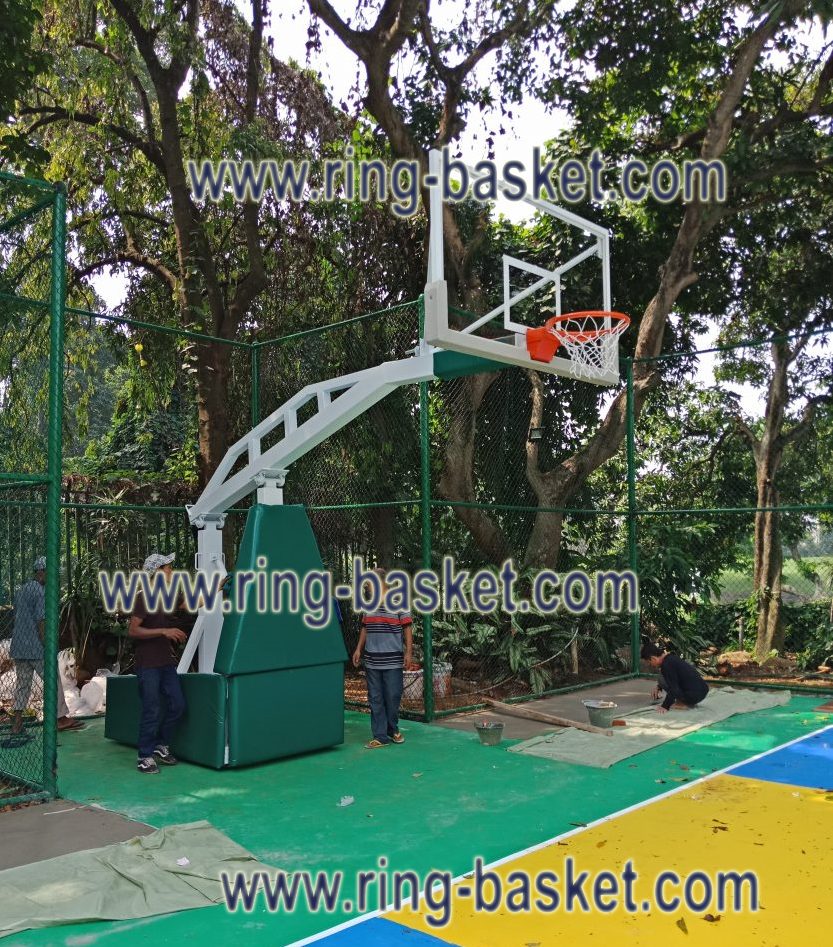 RING BASKET PORTABLE HIDROLIK LONG BOOM - Ring Basket dan Papan Pantul ...