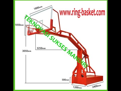 Ring Basket Portabel Hidrolik Manual - Video - Ring Basket dan Papan ...